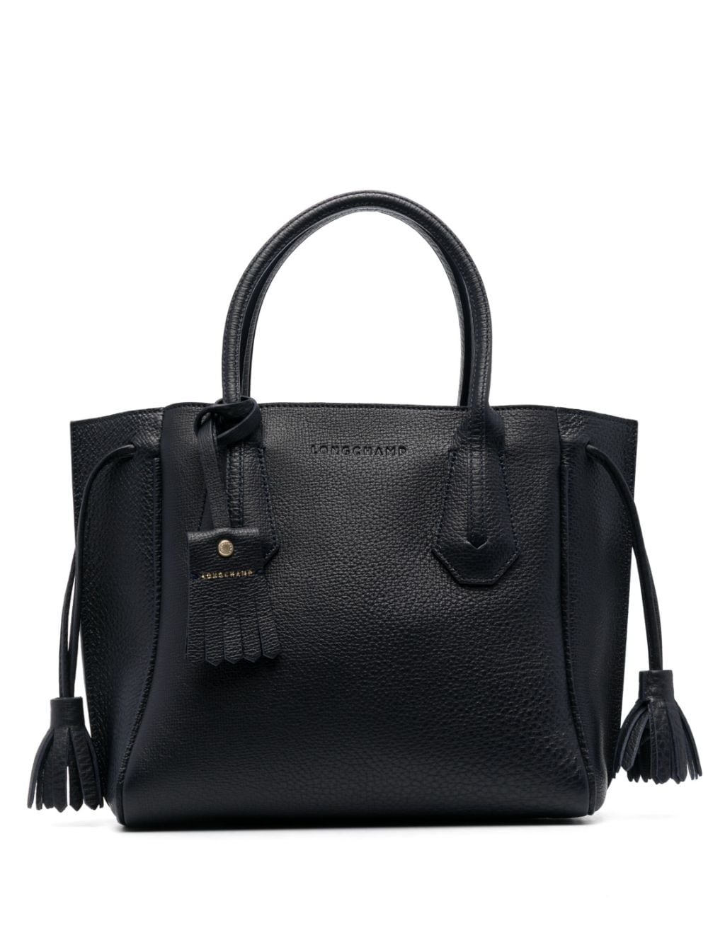 Longchamp Penelope Leather Tote Bag - Blue | Editorialist