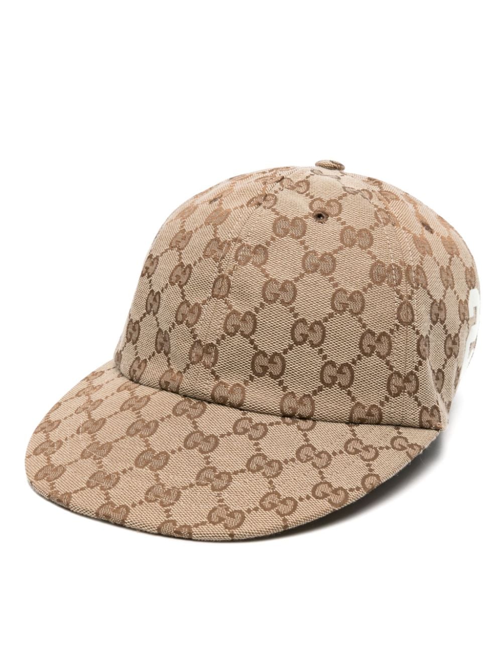 Gucci Gg Supreme-Canvas Baseball Cap - Neutrals | Editorialist