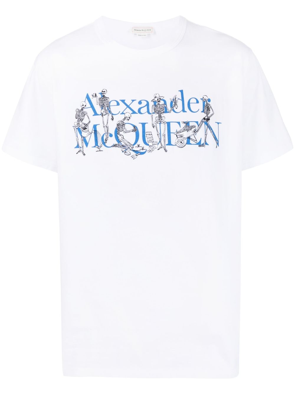 ALEXANDER MCQUEEN Alexander McQueen Logo-Print Straight-Leg Shorts