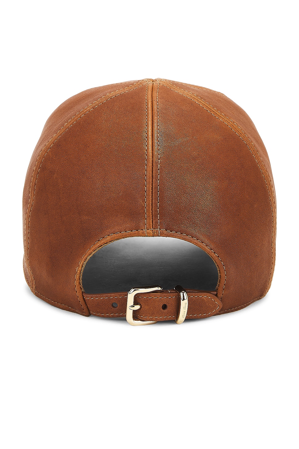 Miu Miu Canvas Baseball Cap - Naturale & Brandy | Editorialist