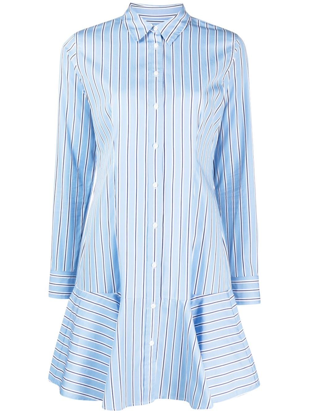 Ralph Lauren Striped Shirt Dress In Blue - 46% Off