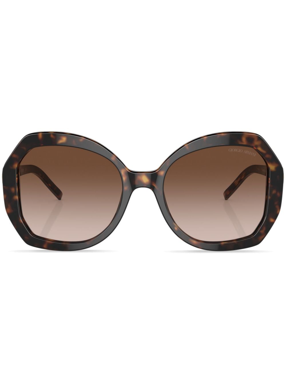 Giorgio Armani Oversized Sunglasses In Green - 21% Off  display picture 3