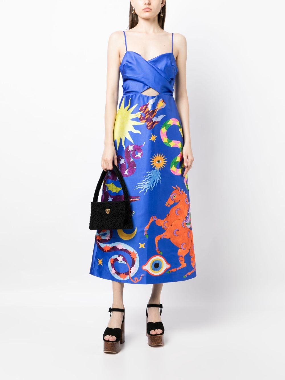 Alemais Guardian Midi Dress - Blue | Editorialist