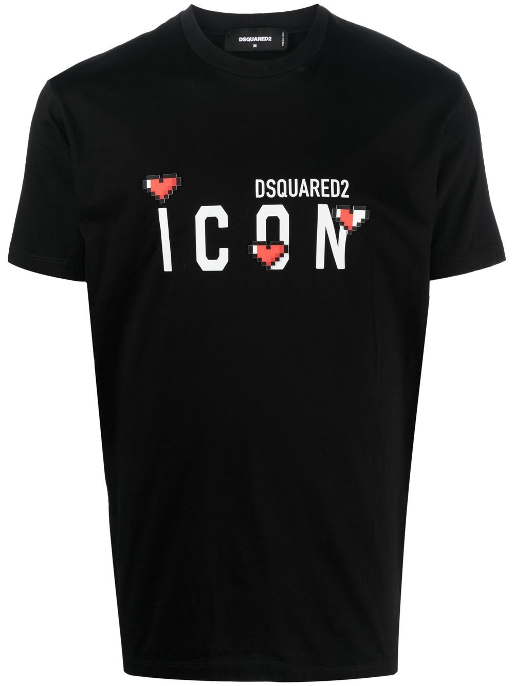 Dsquared2 Icon Logo-Print T-Shirt In Black - 65% Off | Editorialist