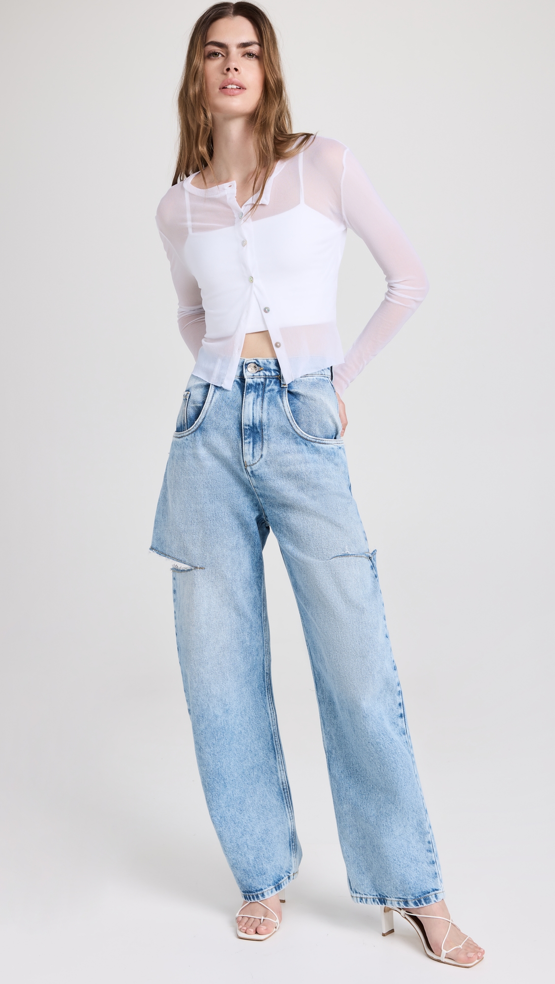 MAISON MARGIELA Maison Margiela Denim Jeans with Cutout Detail