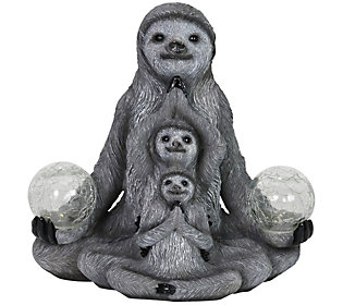 Solar Sloth Exhart Solar Meditating Sloths Statuary - One-Color | Editorialist