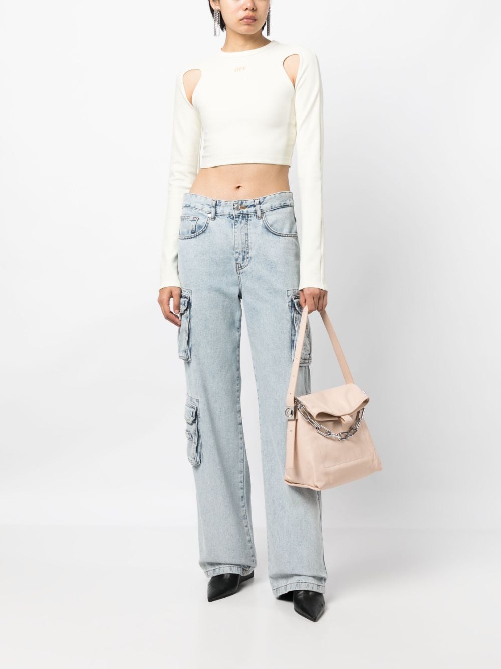 OFF-WHITE Leather Shoulder Bag
