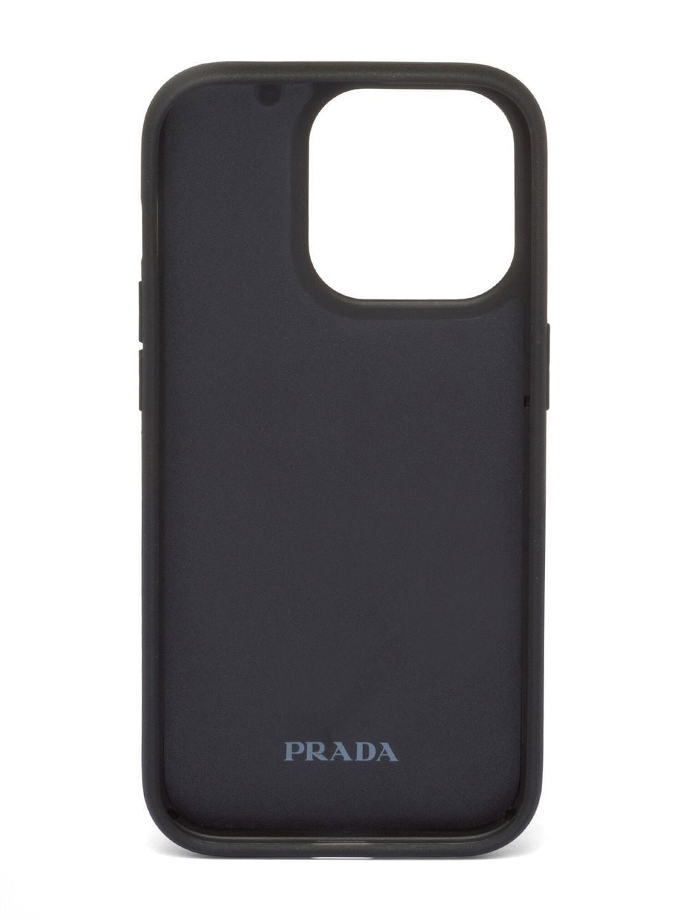 Prada Saffiano Leather Iphone 14 Pro Case - Black | Editorialist