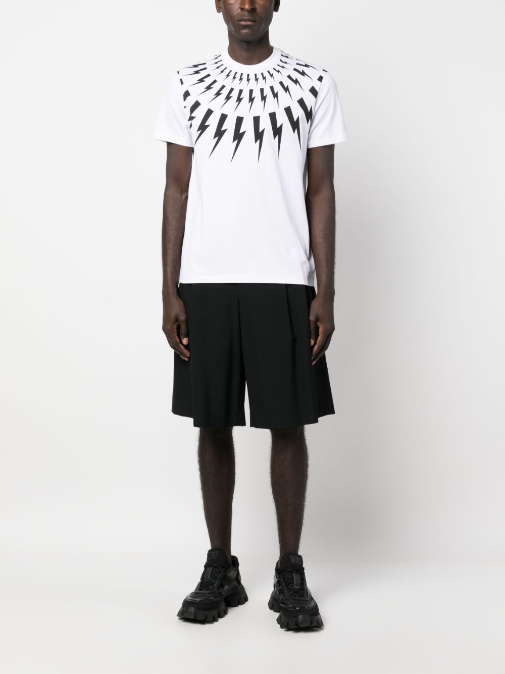 NEIL BARRETT graphic-print cotton t-shirt