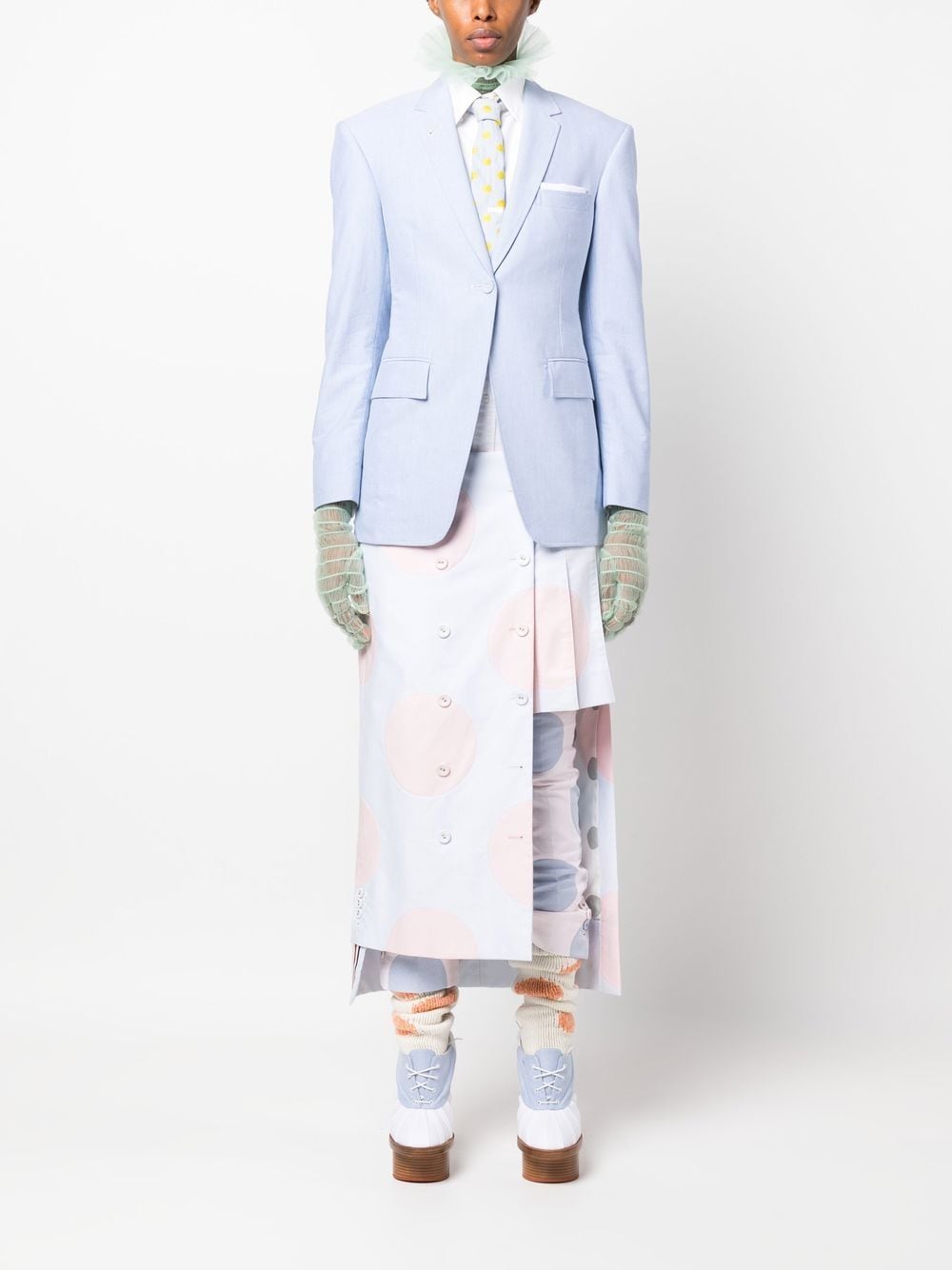 THOM BROWNE Thom Browne Single-Breasted Cotton Blazer