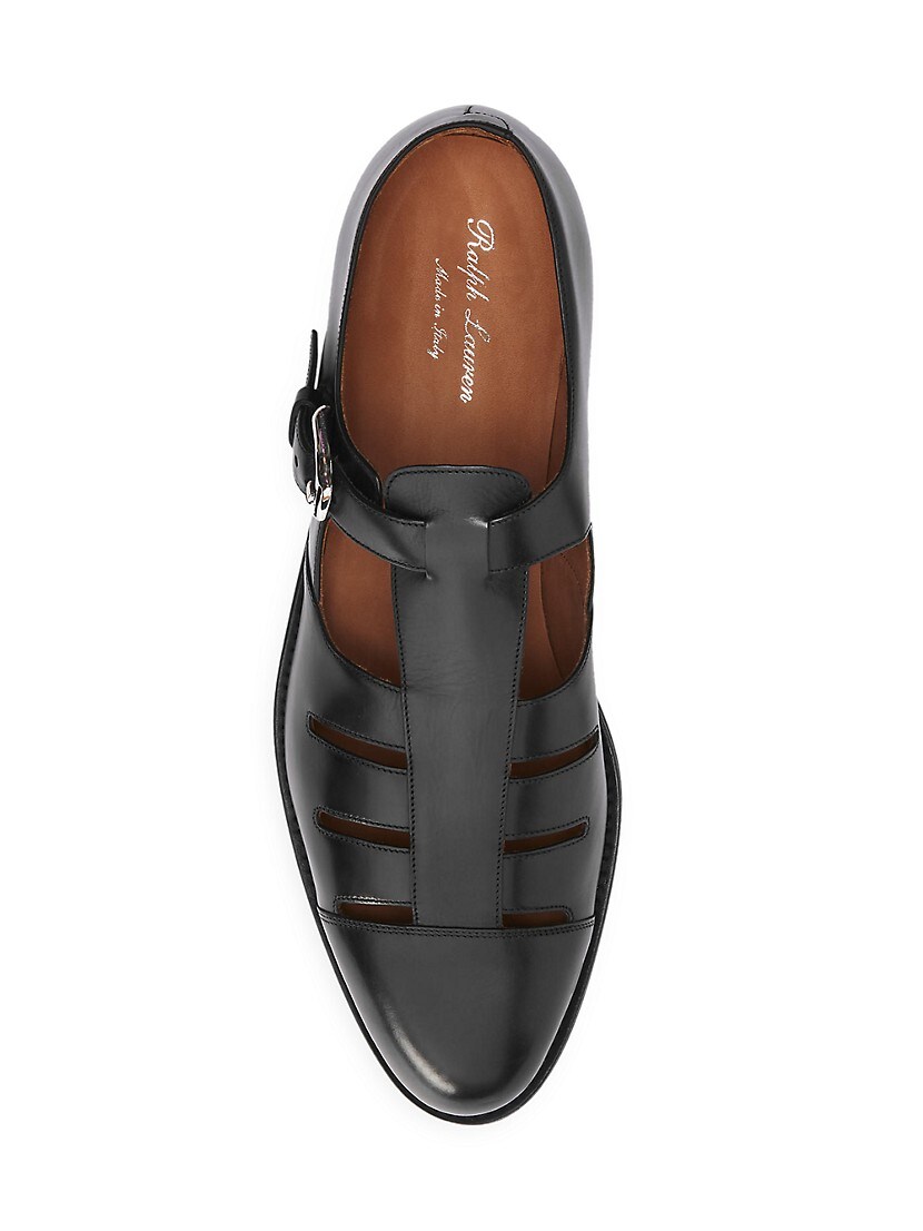 Ralph Lauren Purple Label Fisherman Leather Sandals  display picture 3
