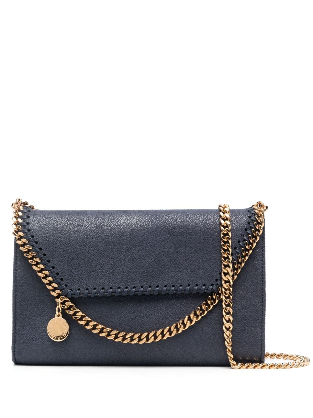 Stella McCartney Mini Falabella Faux-leather Crossbody Bag - Blue ...