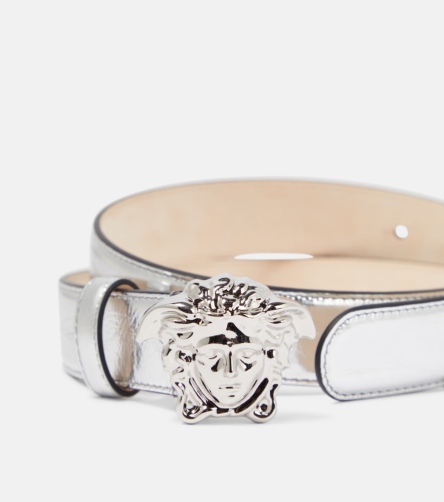 Women’s Versace medusa head leather belt size 75 cm made in Italy Versace Gianni Buckle Leather Belt, Size 75 cm 1017978-DV3T  main image 3