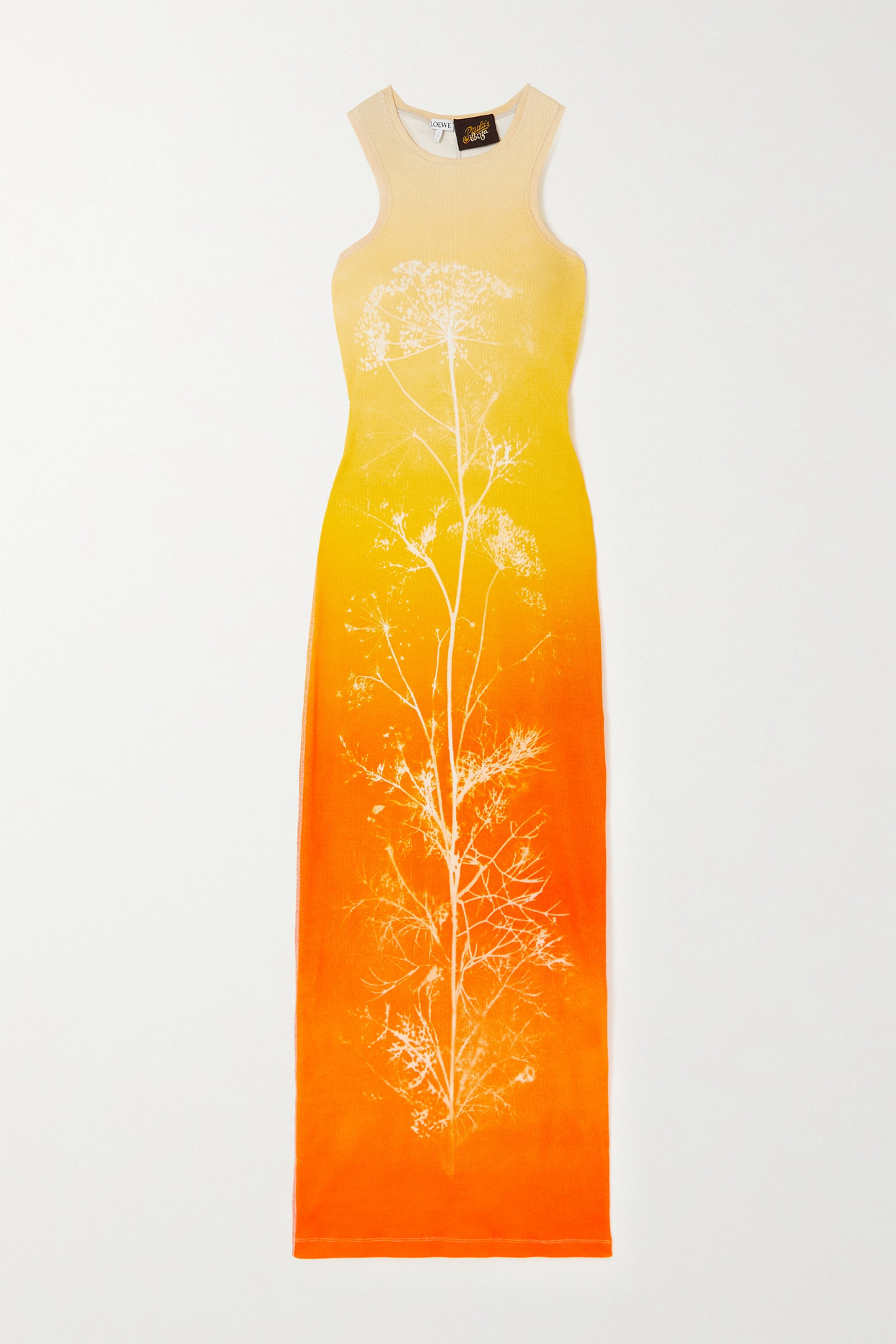 loewe orange dress Dress in crepe viscose Orange