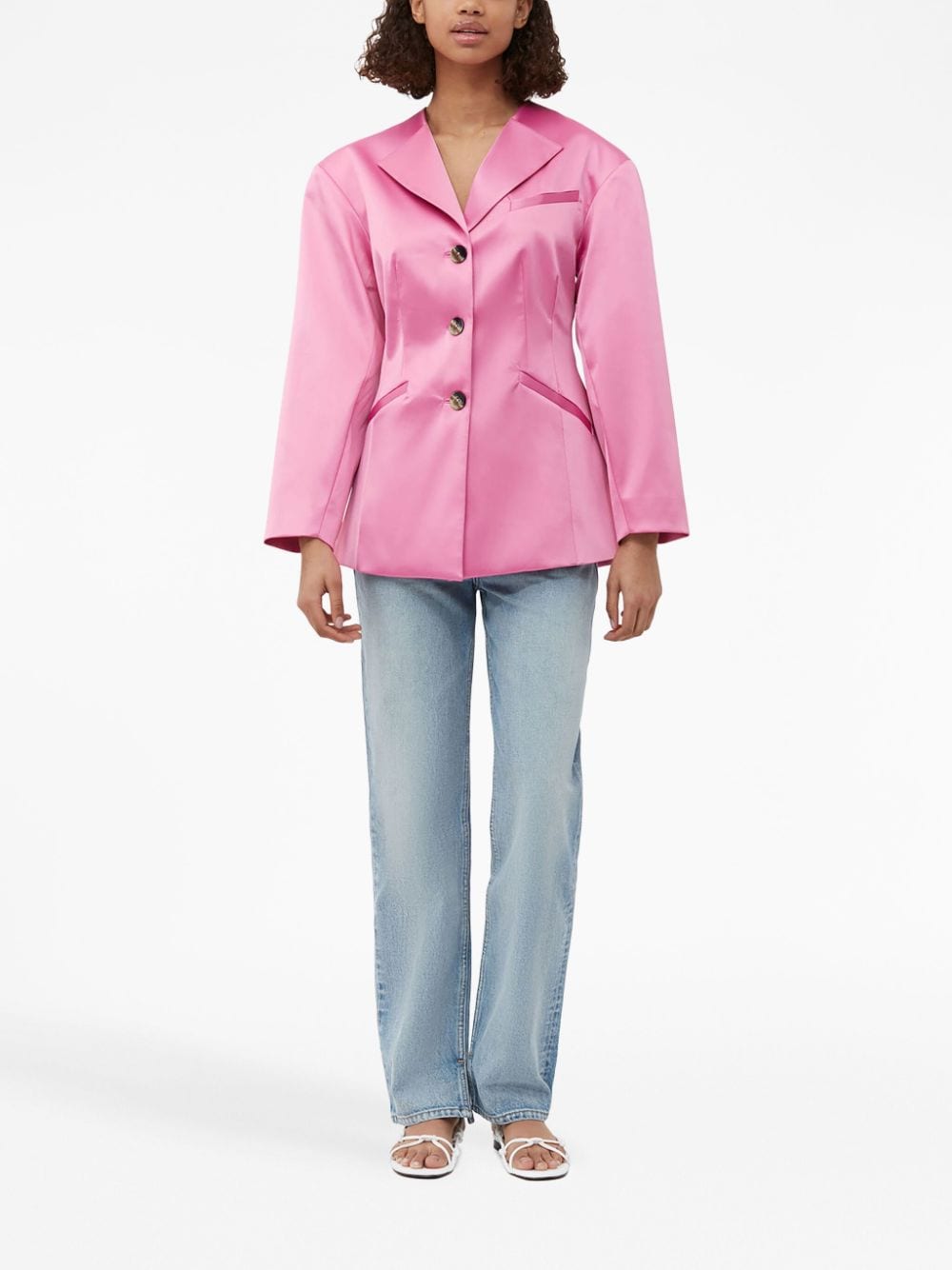 GANNI Single-Breasted Blazer