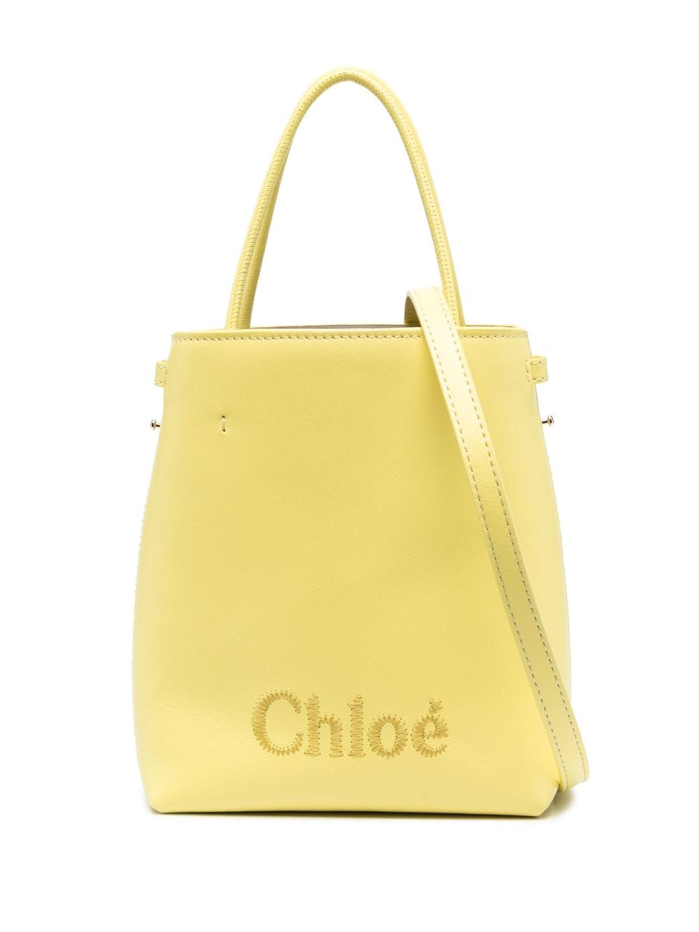 Chloé Sense Micro Tote Bag - Yellow | Editorialist