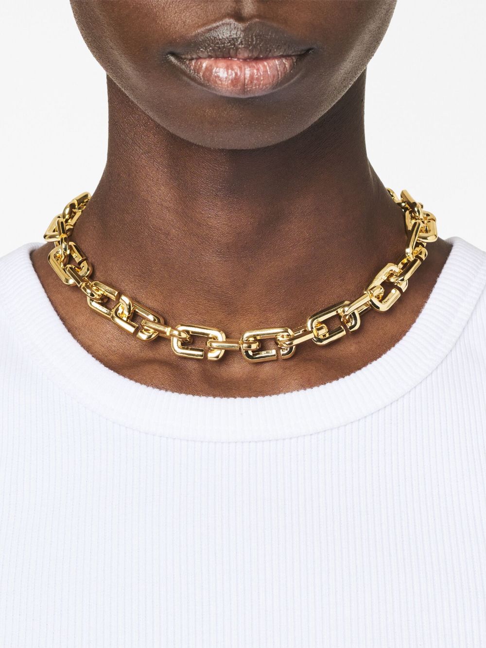 MARC JACOBS The J Marc Chain Link ネックレス Marc Jacobs J Marc Chain-Link Necklace In Gold - 30% Off