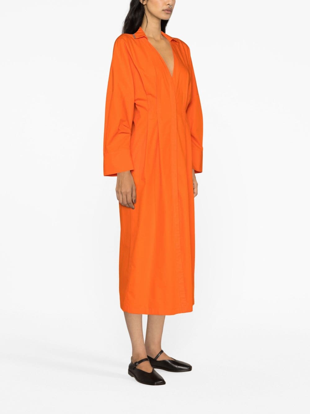 FABIANA FILIPPI Fabiana Filippi V-Neck Midi Dress