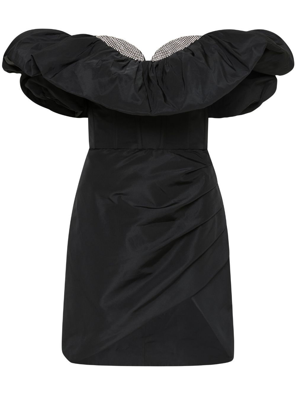 navy blue dress for baby girl Hutch Corene Strapless Floral Tulle A-Line Midi Dress
