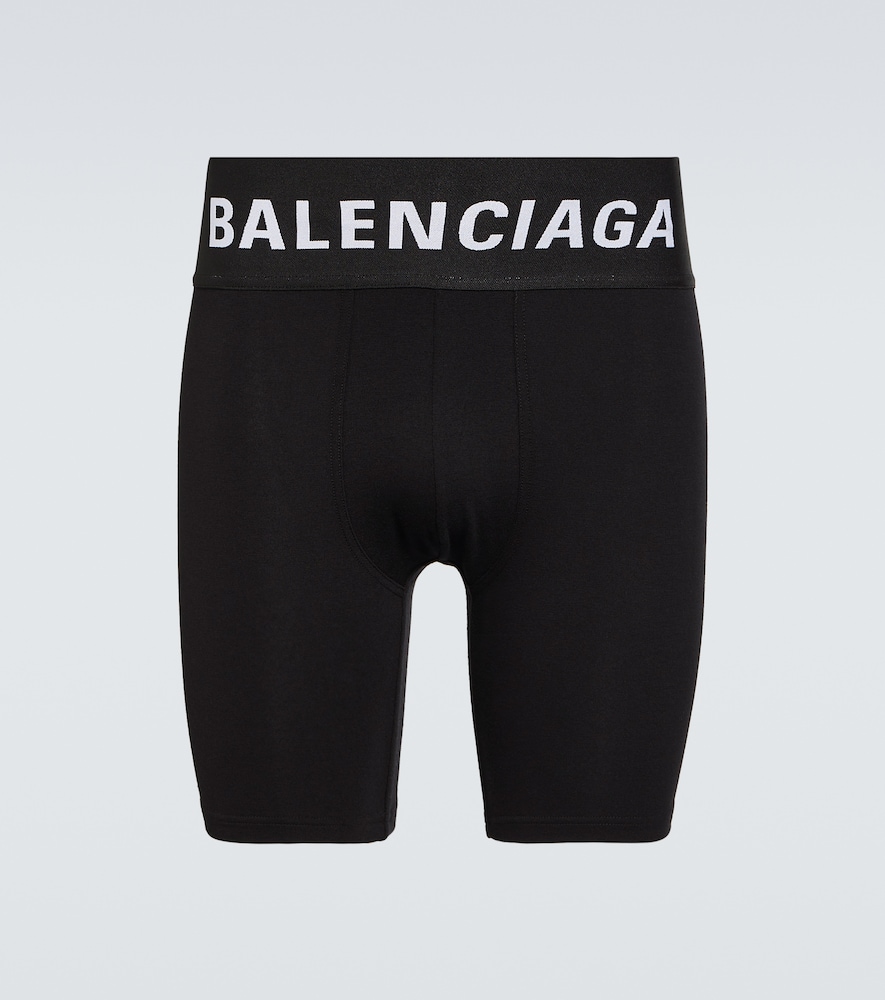 BALENCIAGA Logo Boxer Brief ブラック Balenciaga Logo Boxer Briefs In Black - 30% Off | Editorialist
