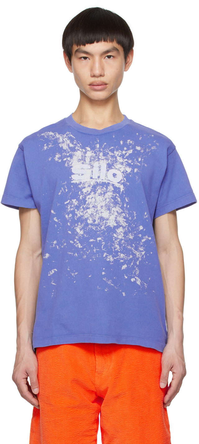 Erl Silo' T-Shirt In Blue - 72% Off | Editorialist