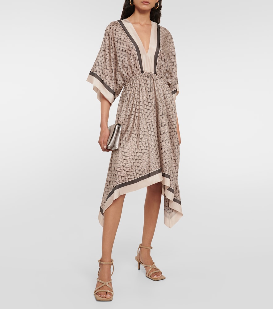 BRUNELLO CUCINELLI Brunello Cucinelli Printed Silk Kaftan