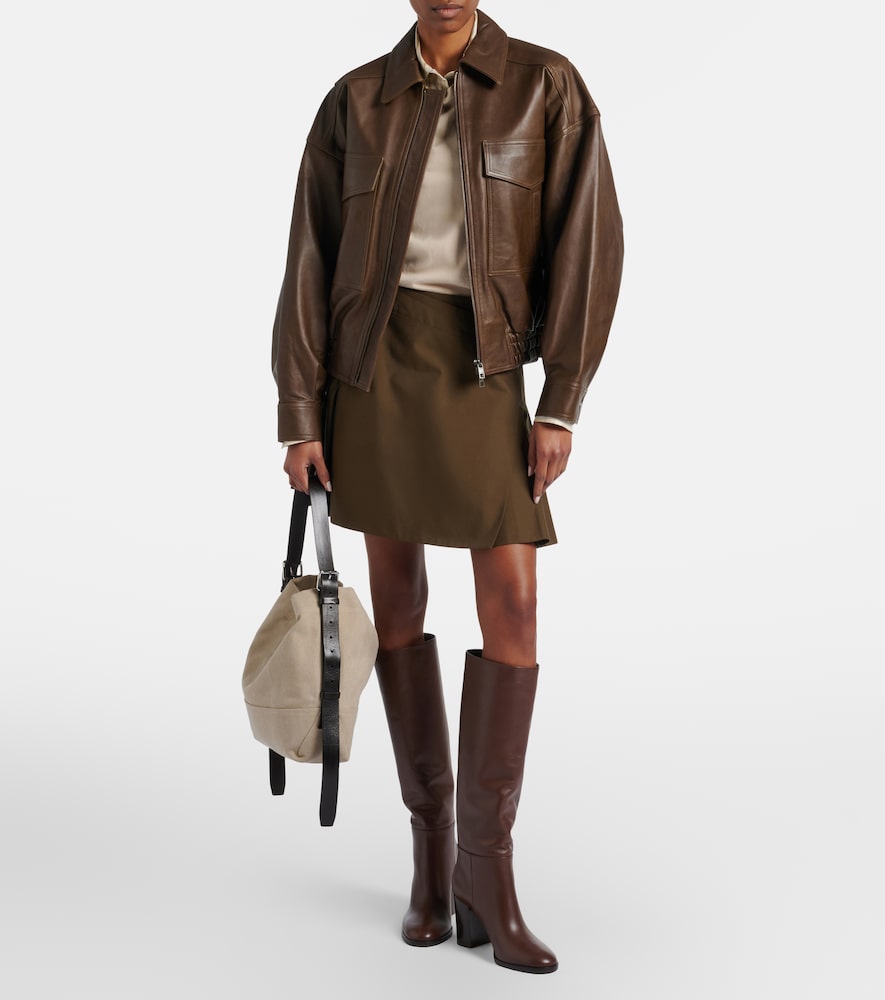 GIANVITO ROSSI Gianvito Rossi Santiago Knee-High Leather Boots