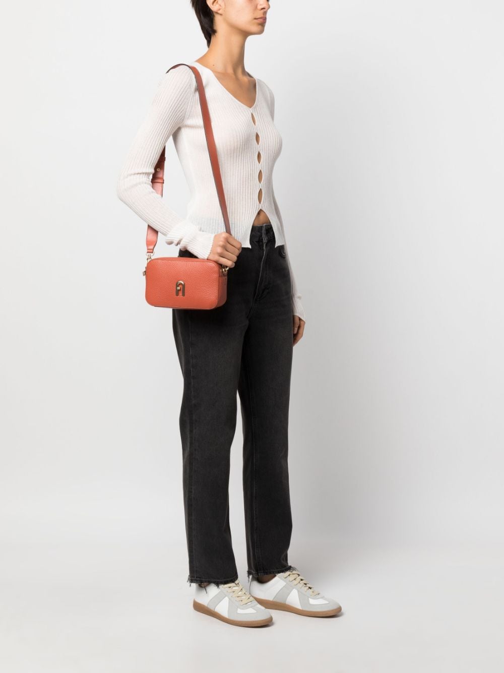 FURLA Furla Mini Primula Leather Crossbody Bag