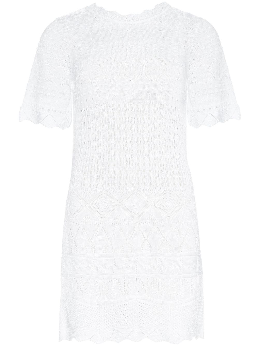 Eres Lola Crochet Tunic Dre - White | Editorialist