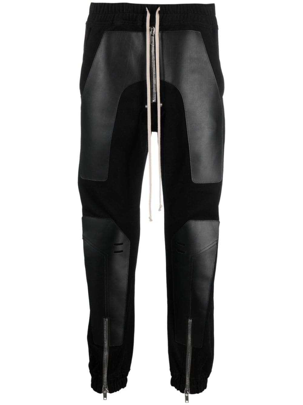Rick Owens Larry Cargo Cotton Joggers - Black | Editorialist