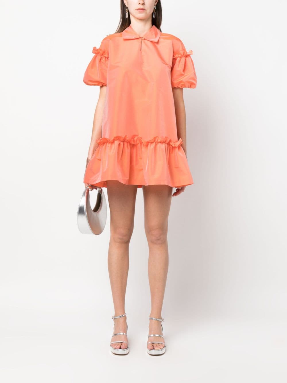 VIKTOR & ROLF Ruffle-Trim Mini Dress