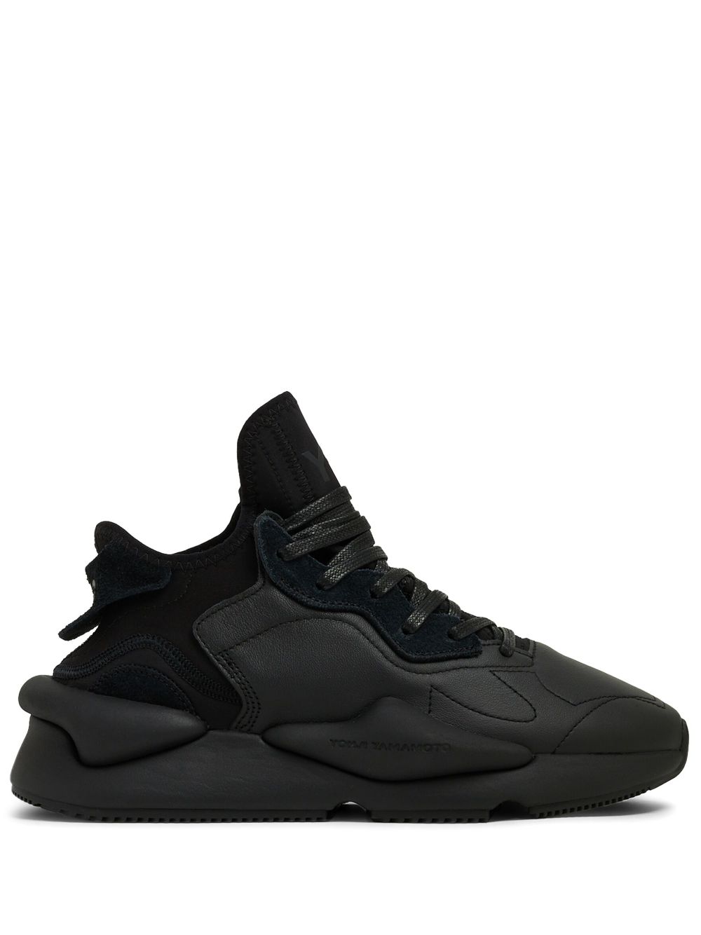 Adidas Y-3 Kaiwa Low-Top Sneakers In Black - 35% Off | Editorialist