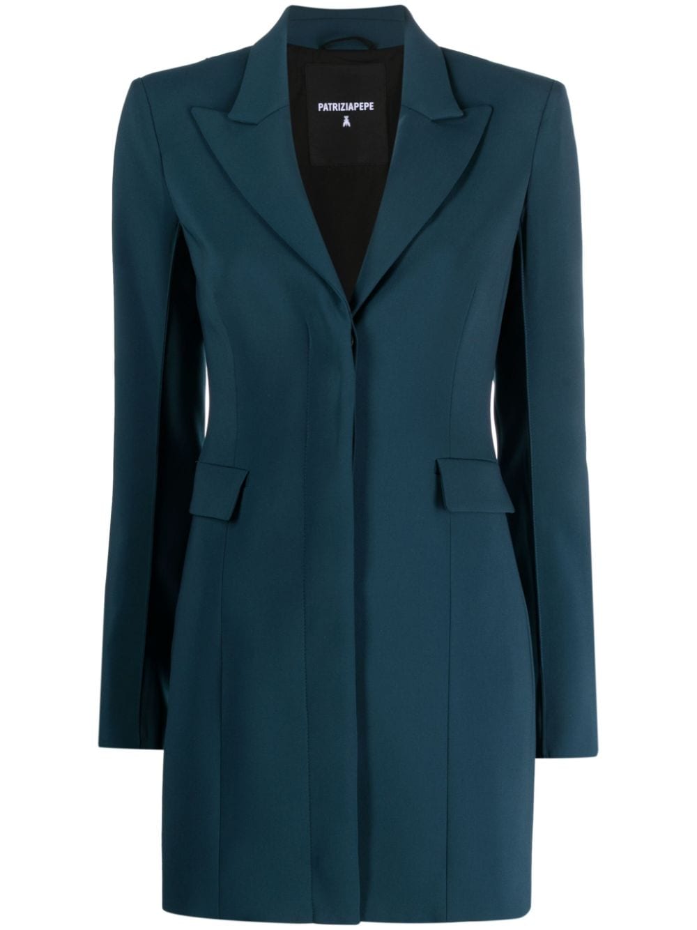 Patrizia Pepe Long-Sleeved Blazer Dress In Blue 81% Off - Main Image