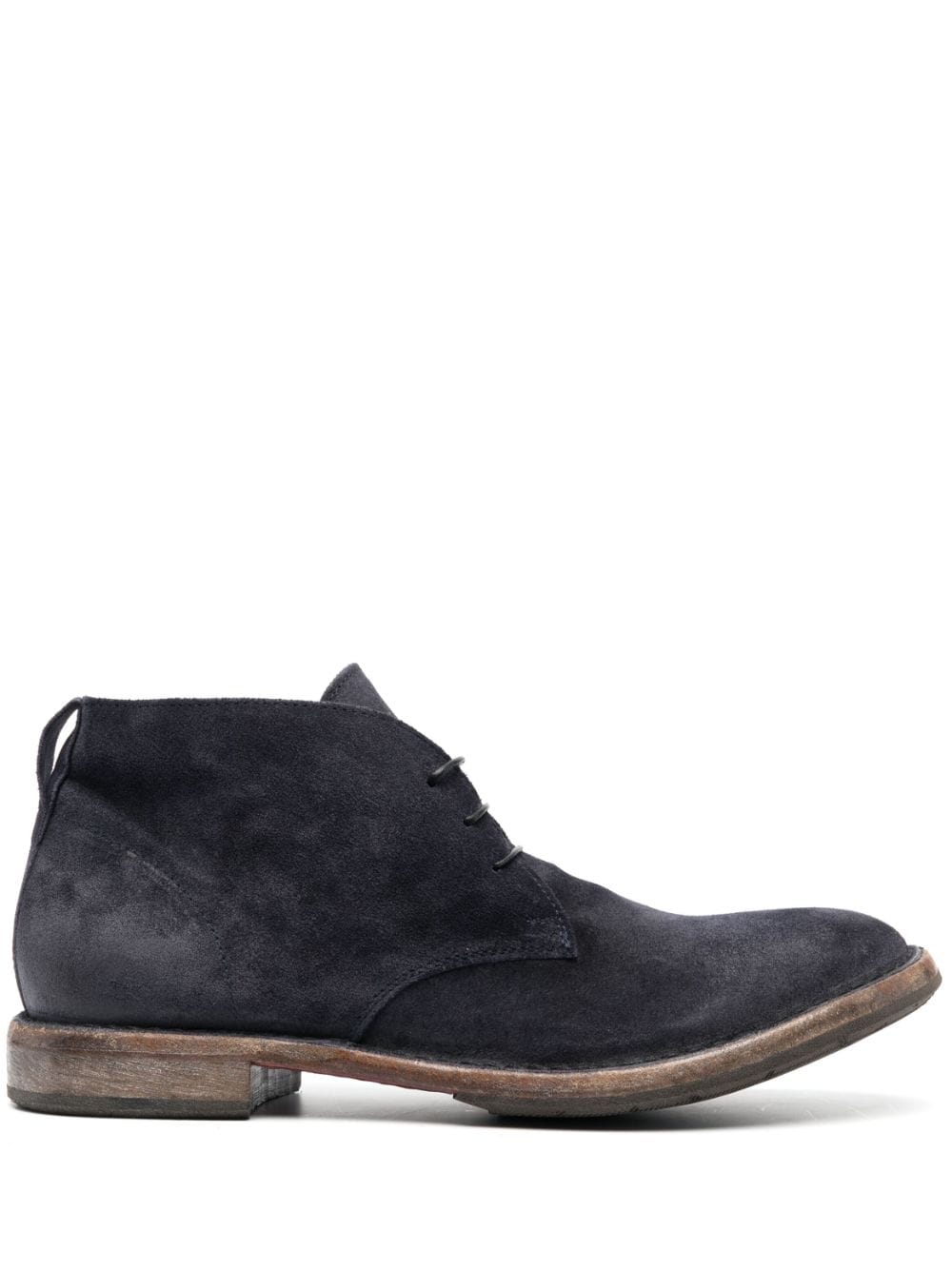 Moma Polacco Suede Boots In Blue - 54% Off | Editorialist display picture 1