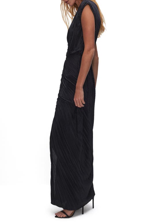 fitted lace wedding dress Good American Women's Always Fits Plisse Maxi Dress, Black001, 00-0 at  Amazon Women's Clothing store main image 0