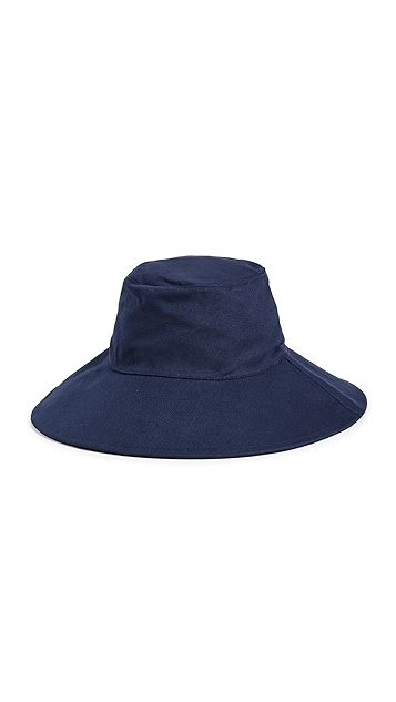 Jenni Kayne Cotton Canvas Sun Hat In Black - 50% Off  display picture 3