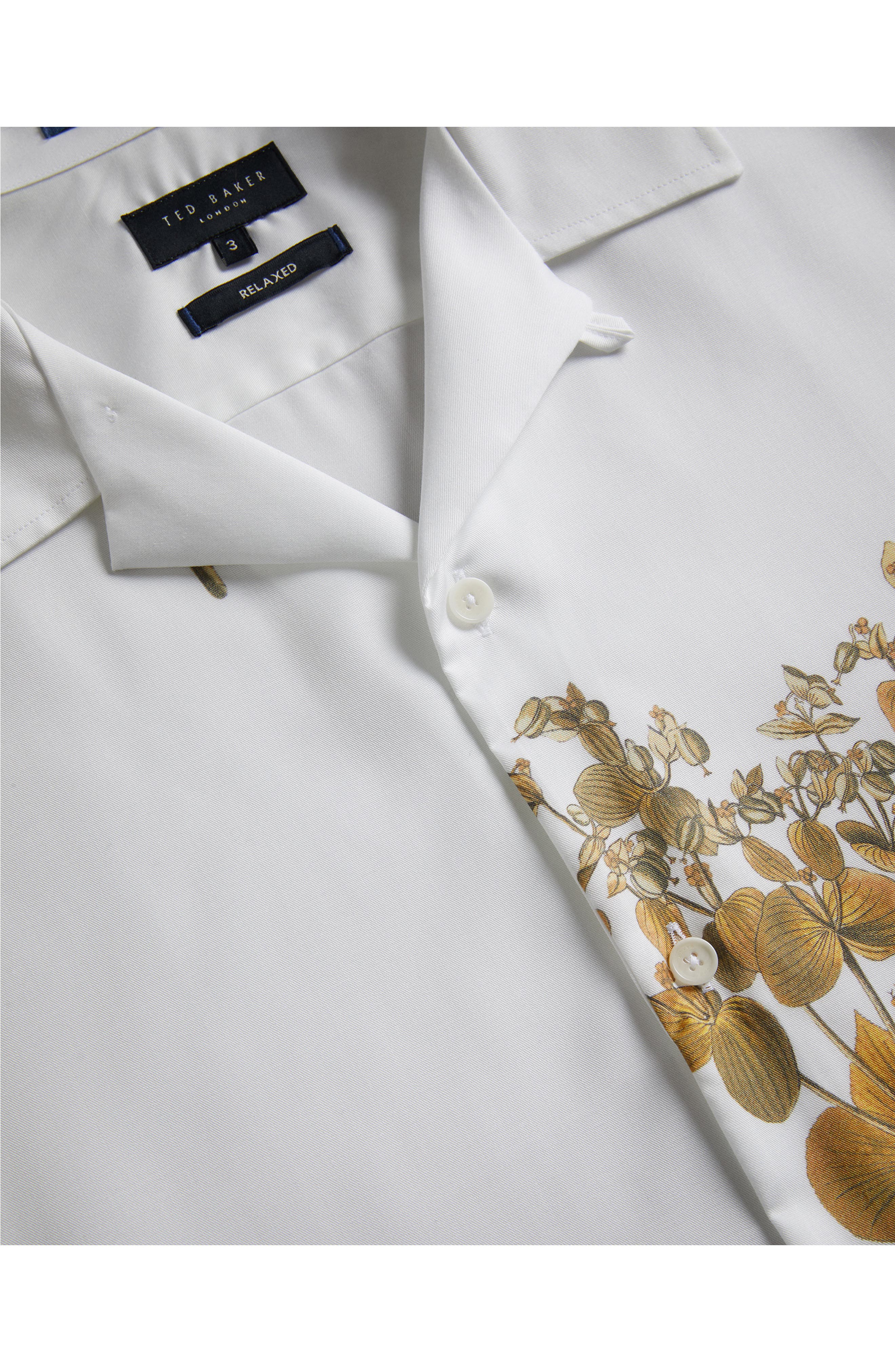 ted baker white dress shirt Ted Baker White Linen Blend Shirt