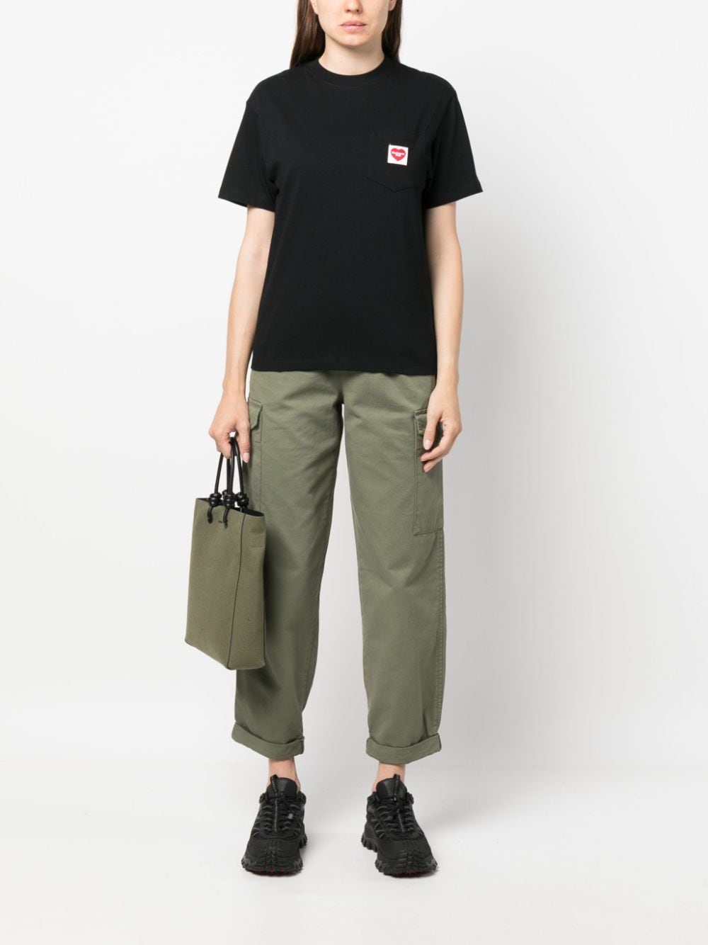 CARHARTT WORK IN PROGRESS Carhartt WIP Logo-Patch Organic Cotton T-Shirt