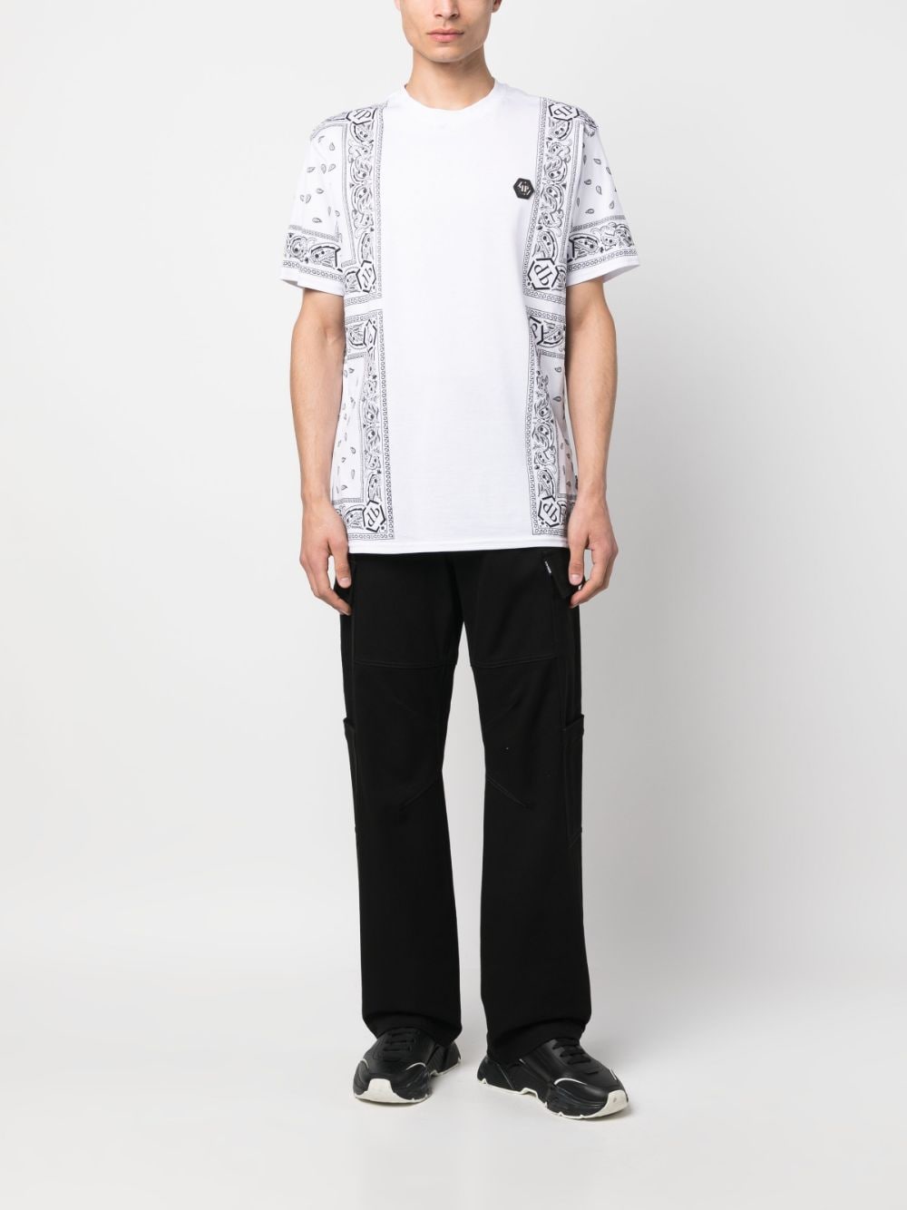 PHILIPP PLEIN bandana-print short-sleeve t-shirt