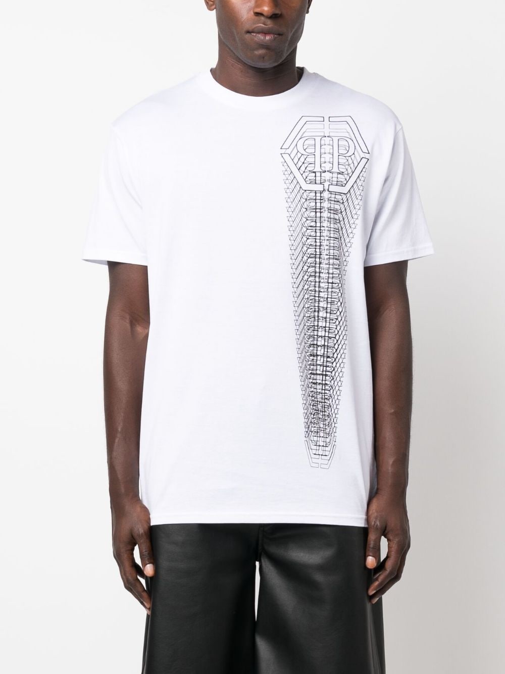 PHILIPP PLEIN round-neck ss t-shirt