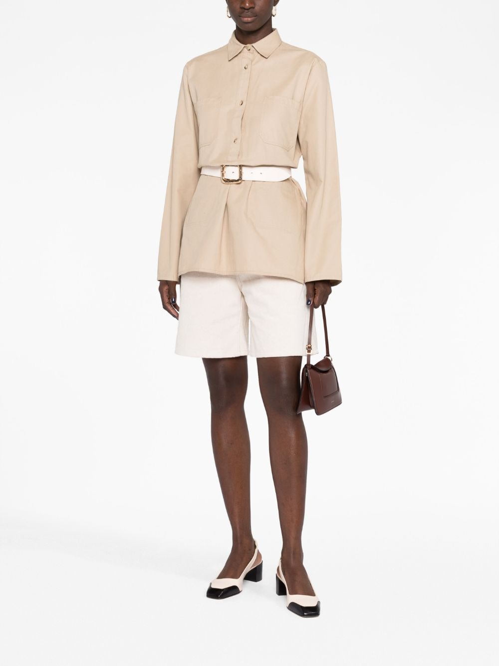 TOTÊME TOTEME Long-Sleeve Twill Shirt