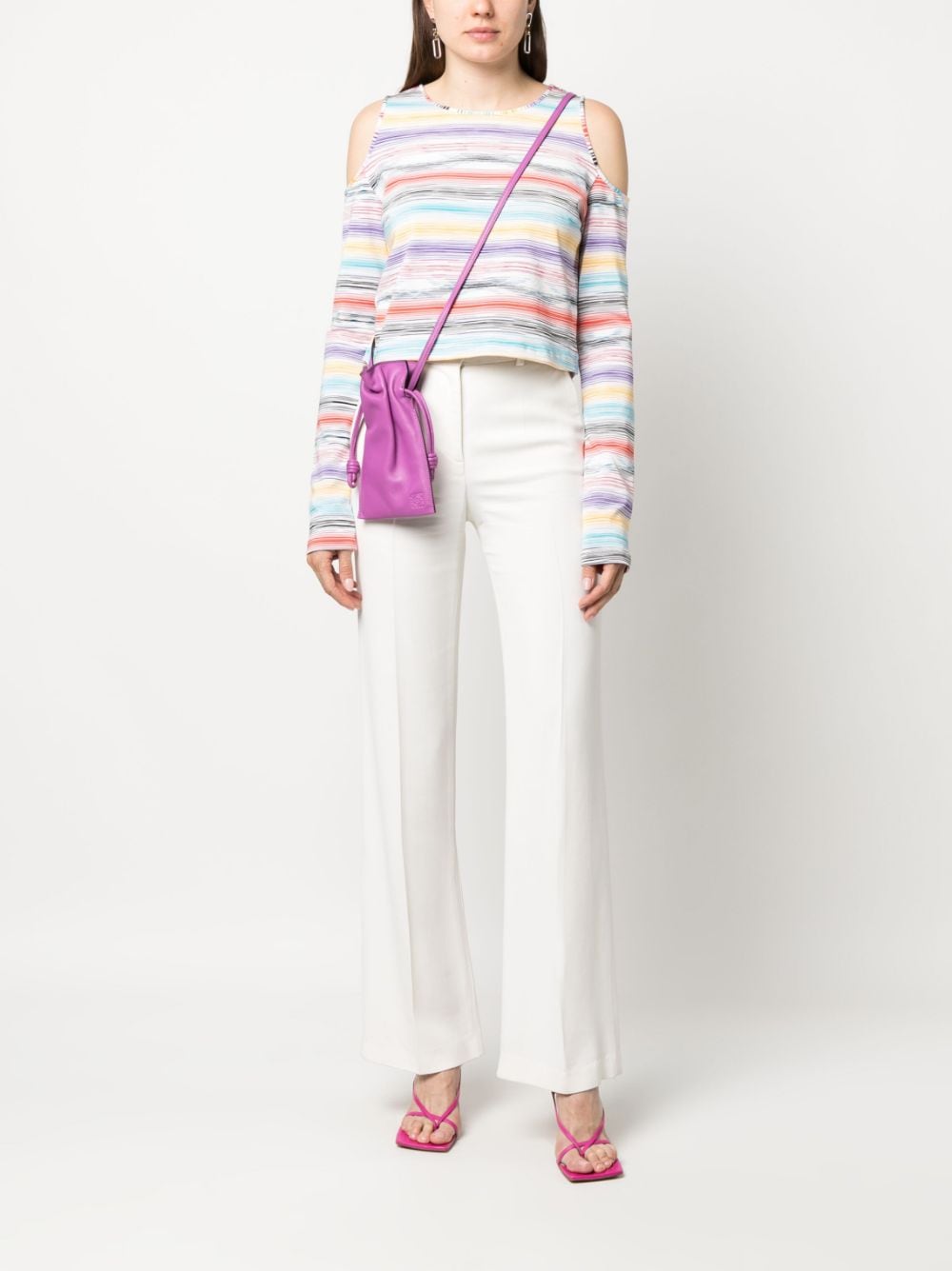 MISSONI Missoni Stripe-Print Knitted Top