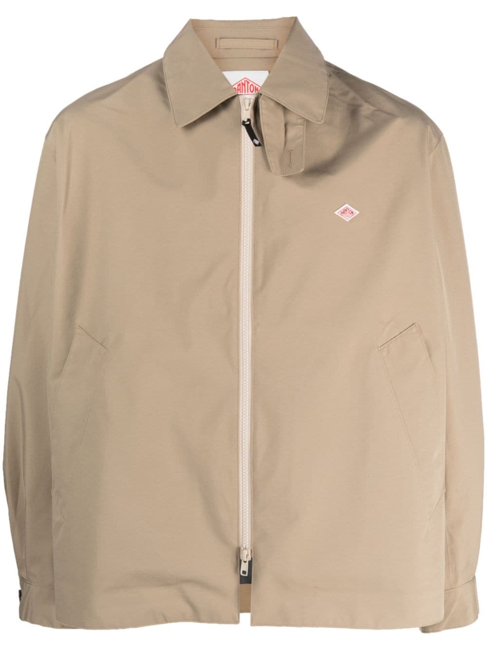 Buy DANTON Zip-up Shirt Jacket - Neutrals At 30% Off | Editorialist