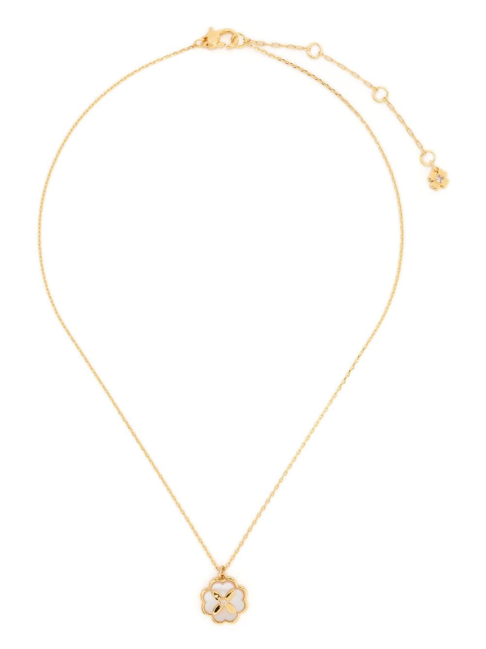 Kate Spade New York Four-Leaf Clover Pendant Necklace In  Kate spade scatter long clover gold necklace main image 0