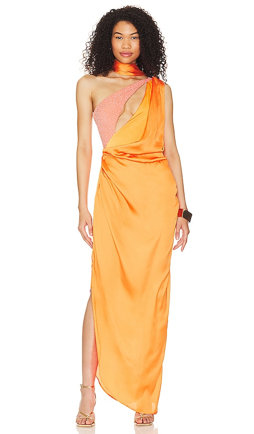 baobab orange dress Blade Maxi Dress