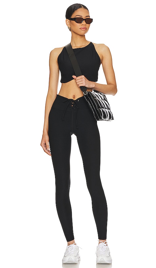 YEAR OF OURS year of ours stretch football legging in black.