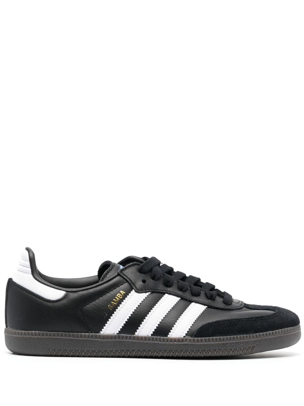 Adidas Samba Leather Low-top Sneakers - Black | Editorialist