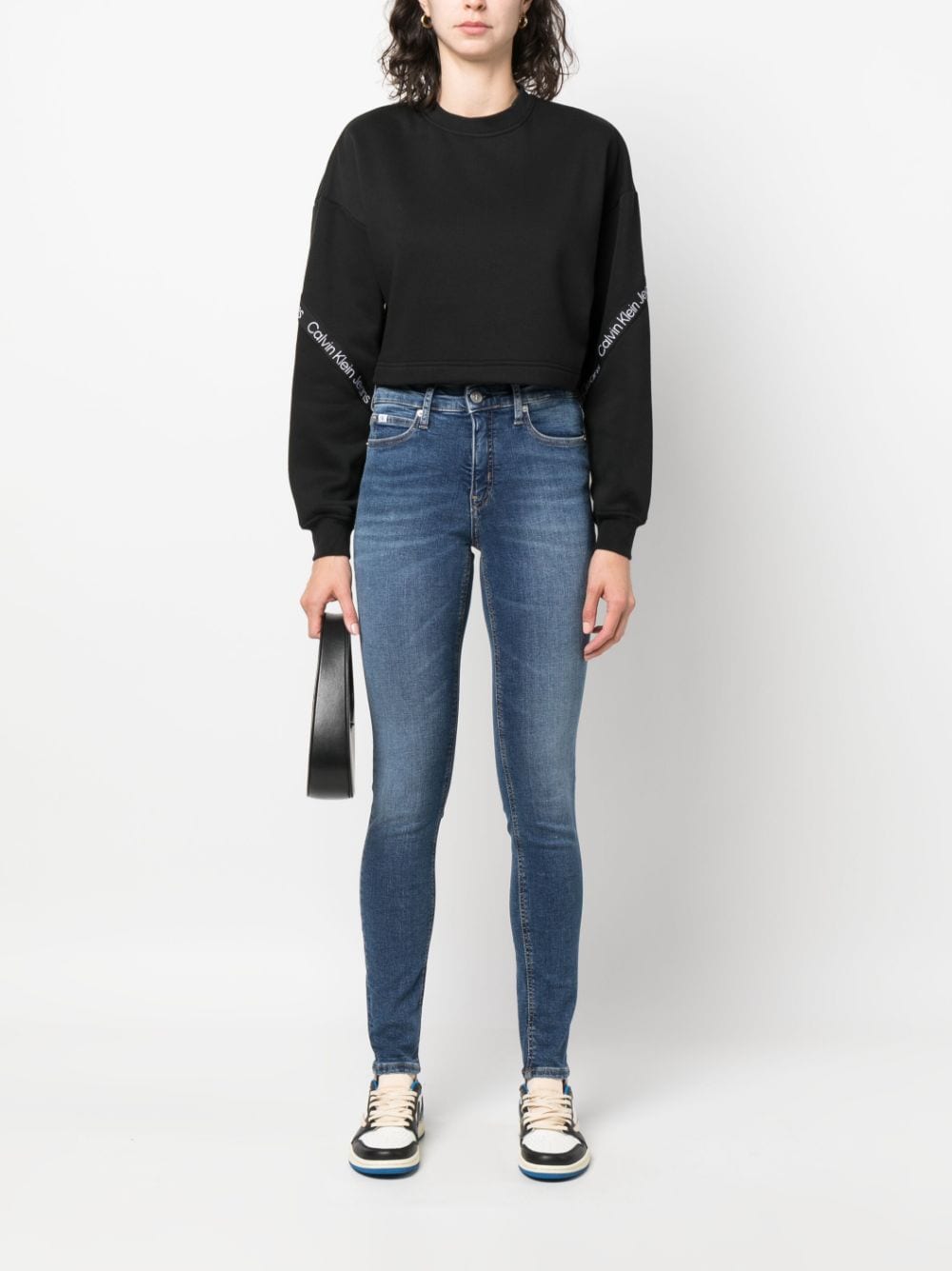CALVIN KLEIN Mid-Rise Skinny Jeans
