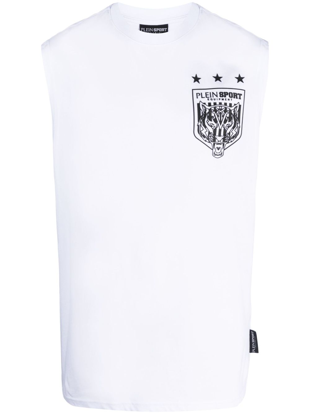 PLEIN SPORT Logo-Print Cotton Vest