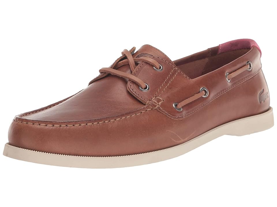 Lacoste Boat Shoes In Beige 30% Off Editorialist